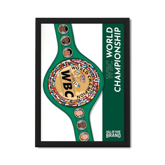 Music & Movie Posters Boxing WBA World Championship Belt Poster Print ...