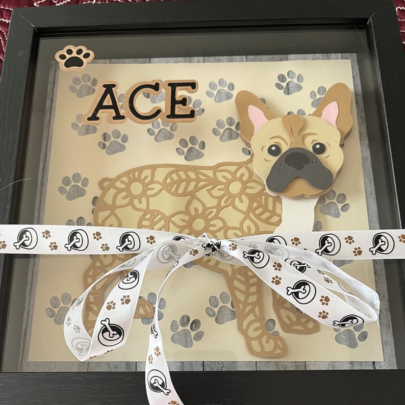 Shadow Box for Dog Pet Keepsake Shadowbox With - Etsy