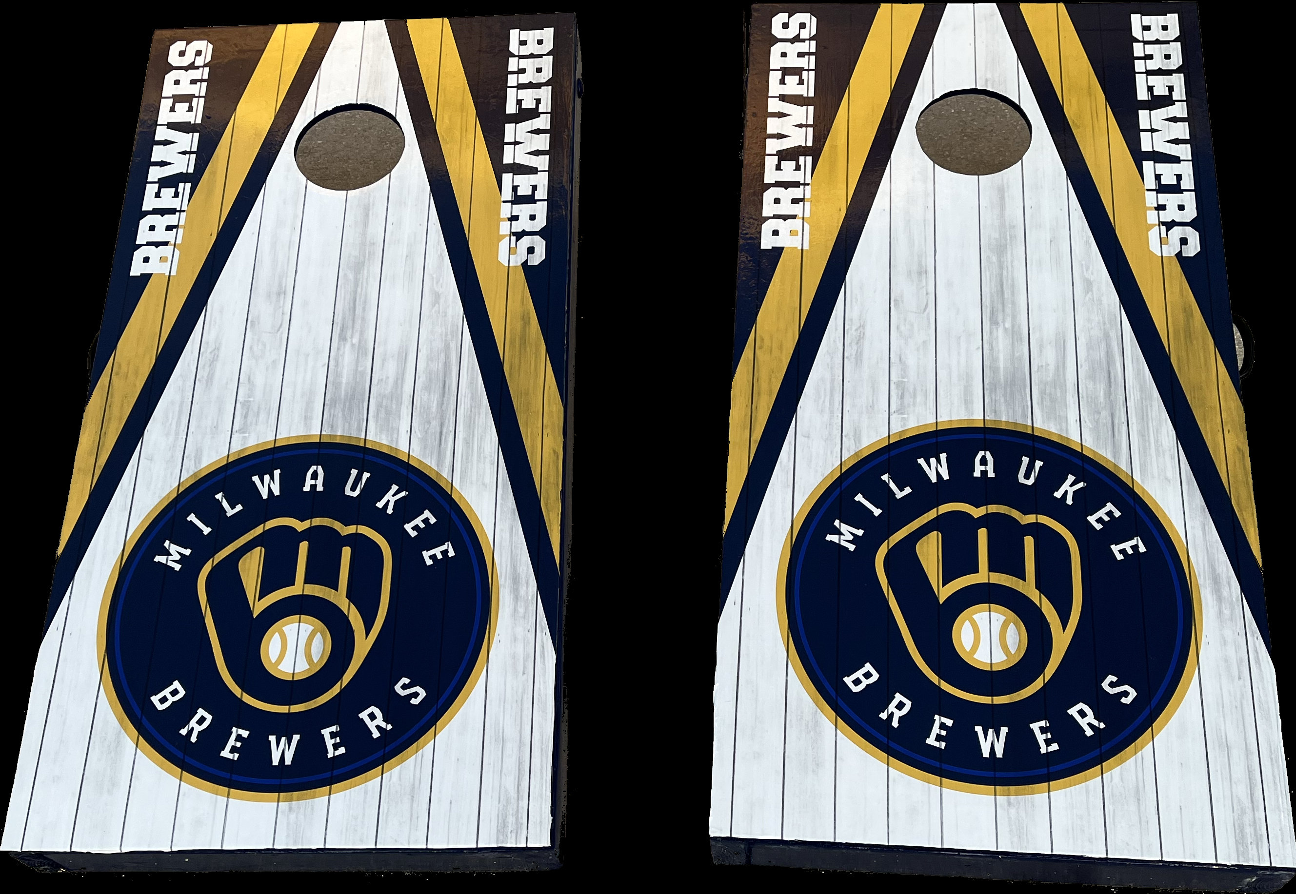 Milwaukee Brewers Custom Cornhole Board Custom Design Made Favorite ...