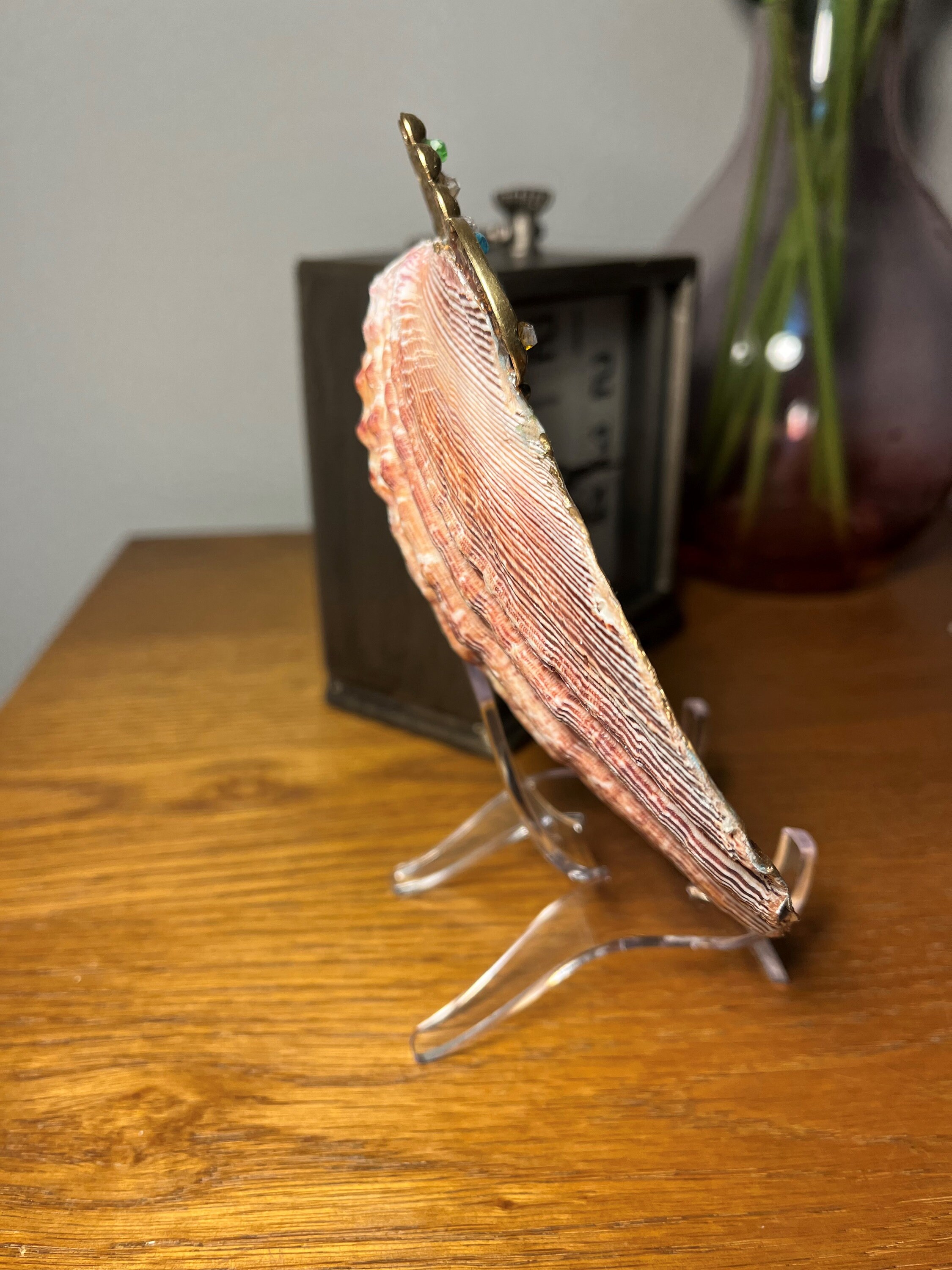 Clam Shell Dish, Decoupage Clam Shell, Ring Dish, Stay Beautiful, Clam ...