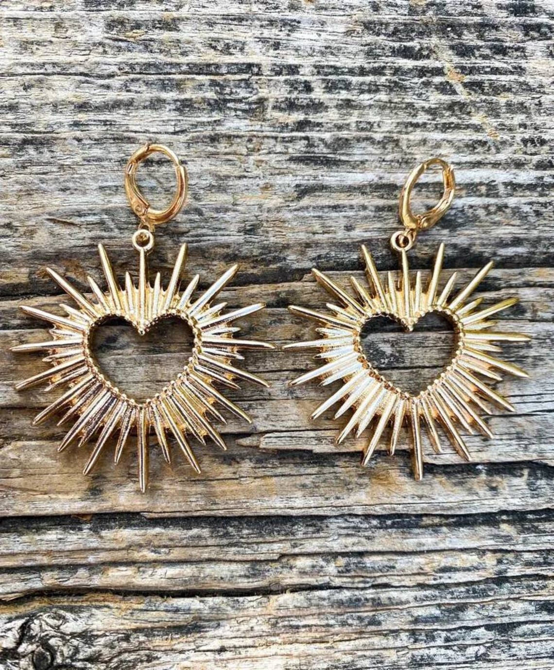 Hollow Out Heart Drop Earrings Heart Earrings Valentines - Etsy