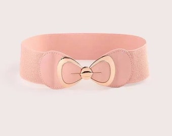 Wide Pink Belt | Etsy
