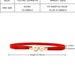 Skinny Red Pearl Stretch Belts, Red Stretch Belts, Pearl Stretch Belts ...