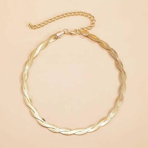 Classic Gold Simple Necklace Gold Simple Jewelry Simple - Etsy