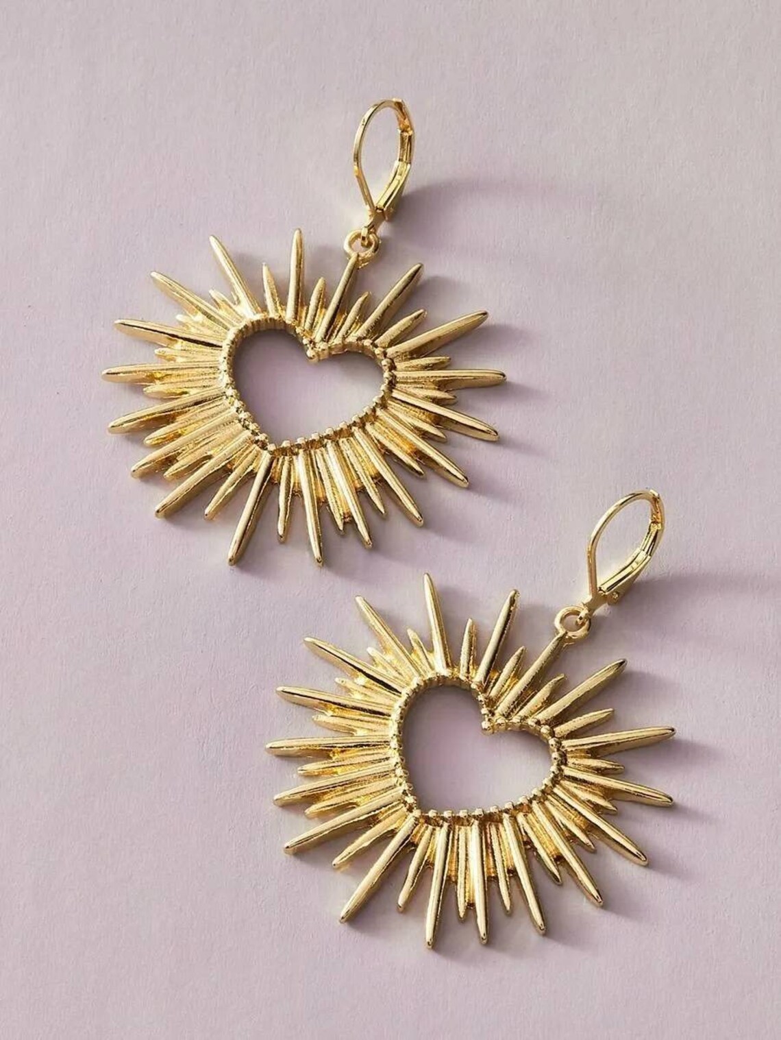 Hollow Out Heart Drop Earrings Heart Earrings Valentines - Etsy