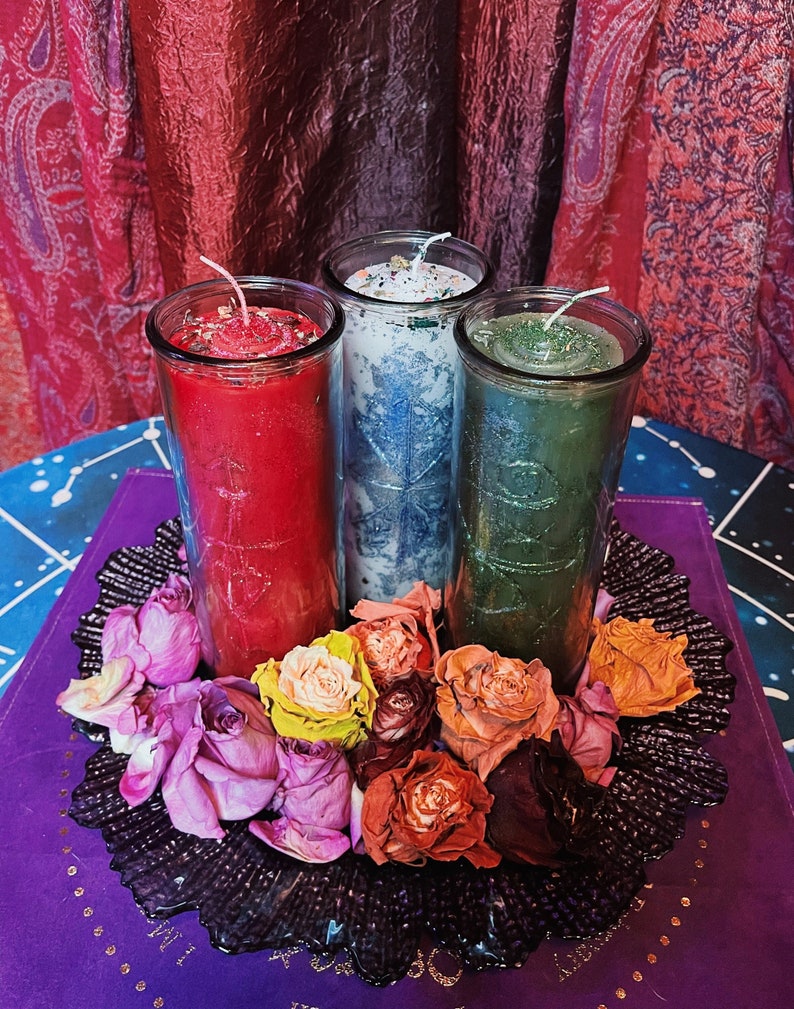 Custom Carved Mystical Ritual Spellwork Magick Manifestation Candles ...