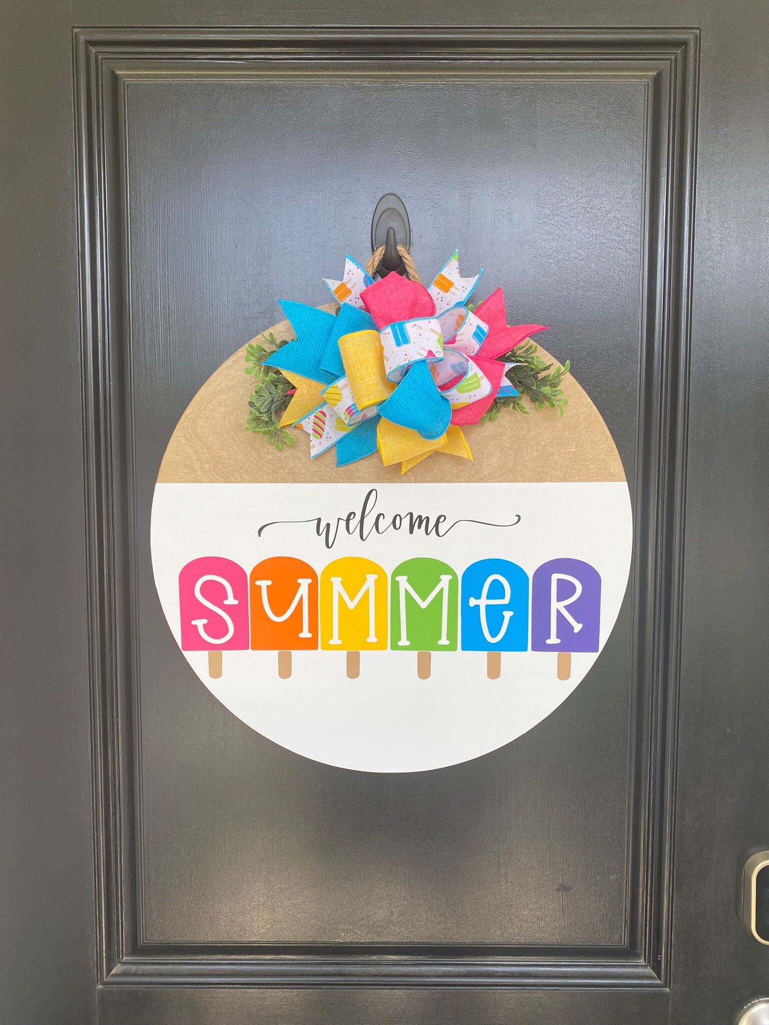 Welcome Summer | Hello Summer | Door Hanger | Door Wreath ...
