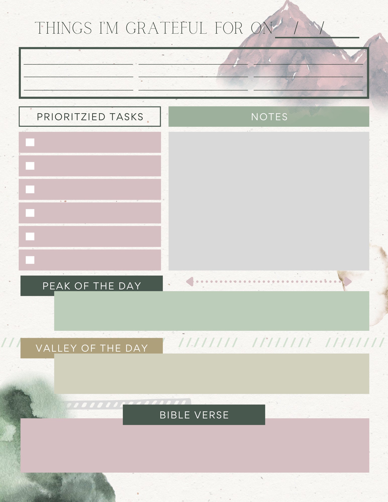 2023 Reflection Planner - Printable, Digital Download - Etsy