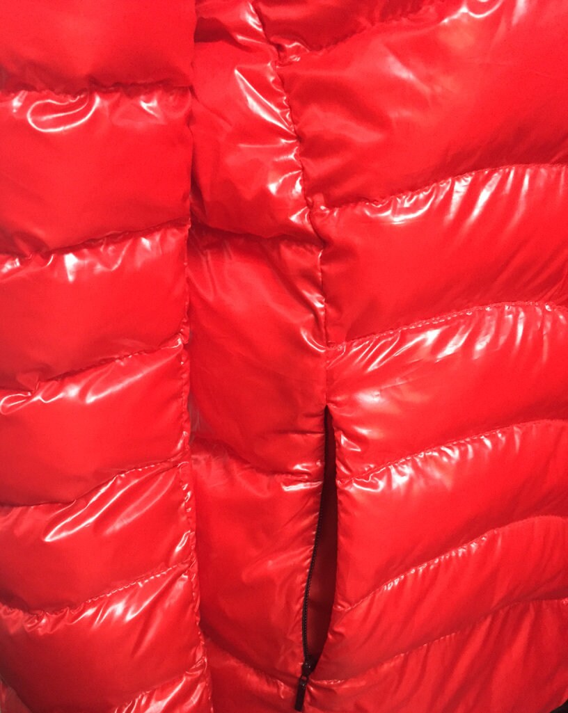 ES Women Down Jacket Red, Ice Skating Sports Wear, Winter Puffer ...