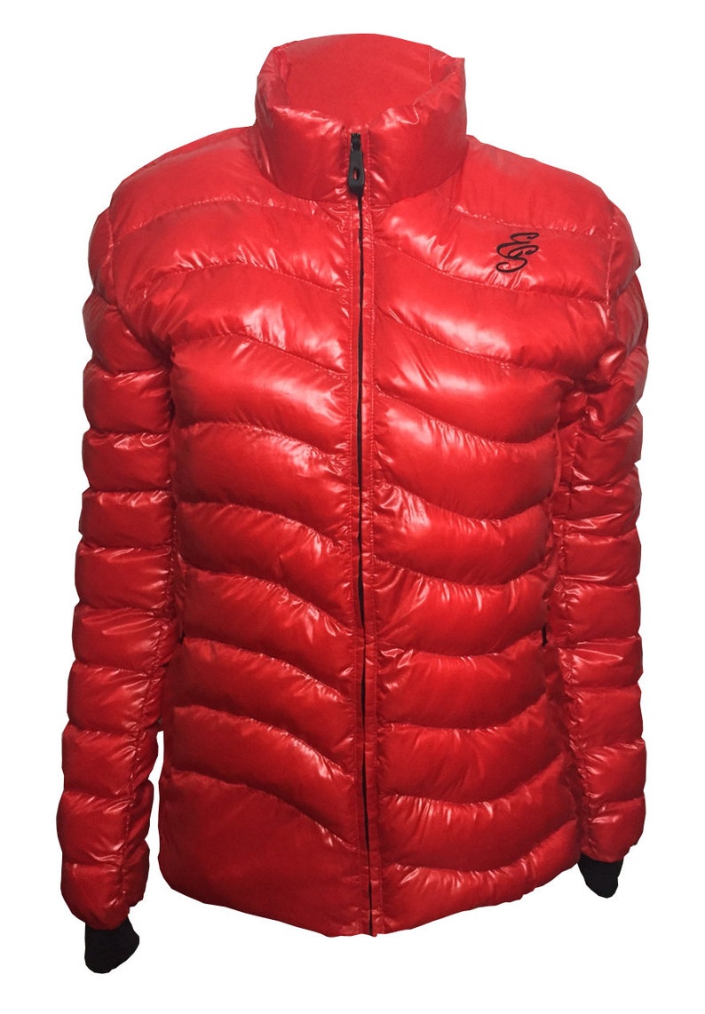 ES Women Down Jacket Red, Ice Skating Sports Wear, Winter Puffer ...