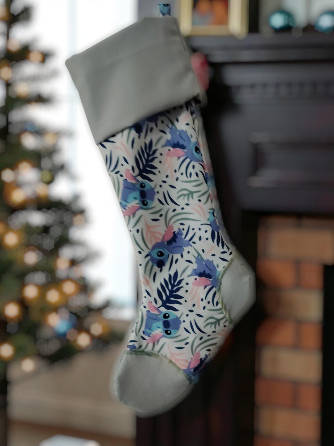 Lili & Stitch Christmas Stocking - Etsy