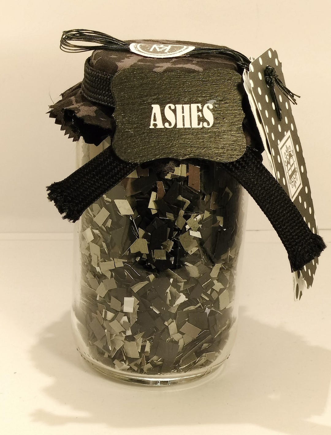 ASHES- Scary Art Confetti Jar- HORROR THEMED - Etsy