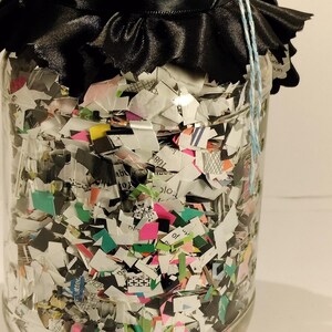 80s Slasher- Scary Art Confetti Jar- HORROR THEMED CONFETTI - Etsy