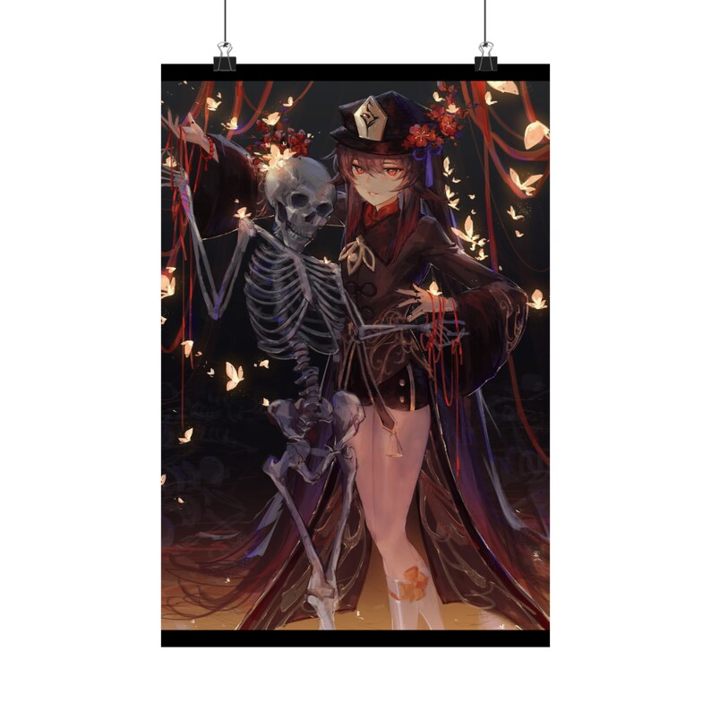Hu Tao & Skeleton Posters - Etsy