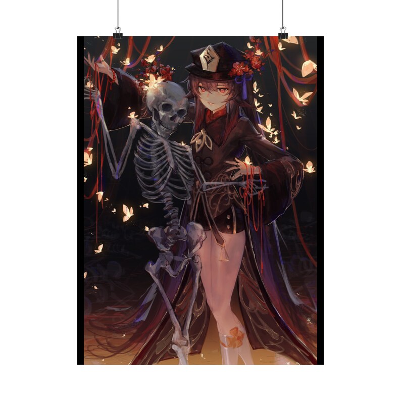 Hu Tao & Skeleton Posters - Etsy