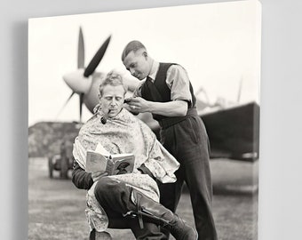 Pilot Haircut Print - Etsy