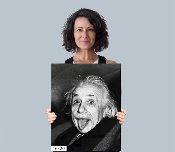 Albert Einstein With His Tongue Out
