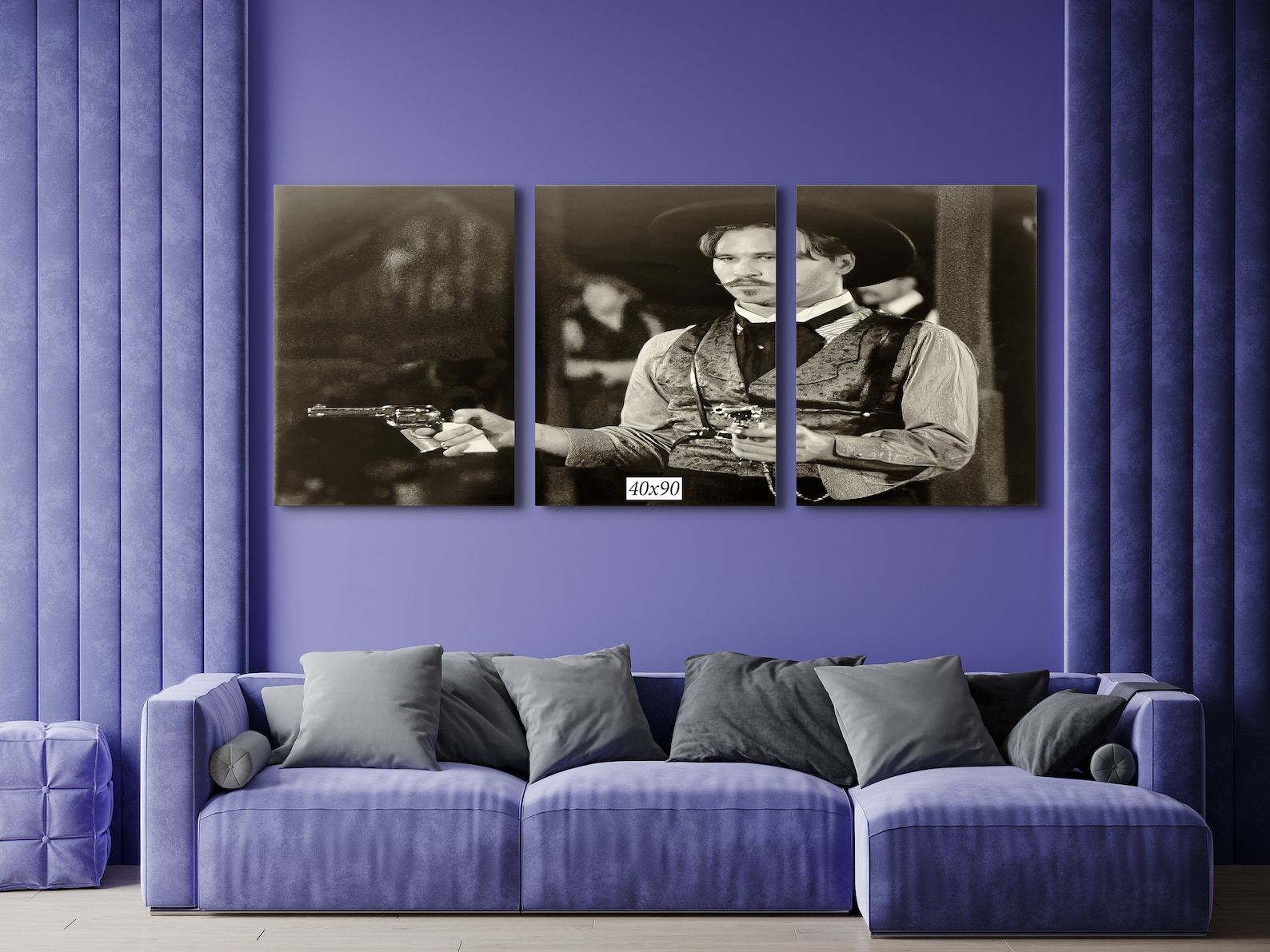 Doc Holliday Val Kilmer Famous Gunfighter Original Painting - Etsy
