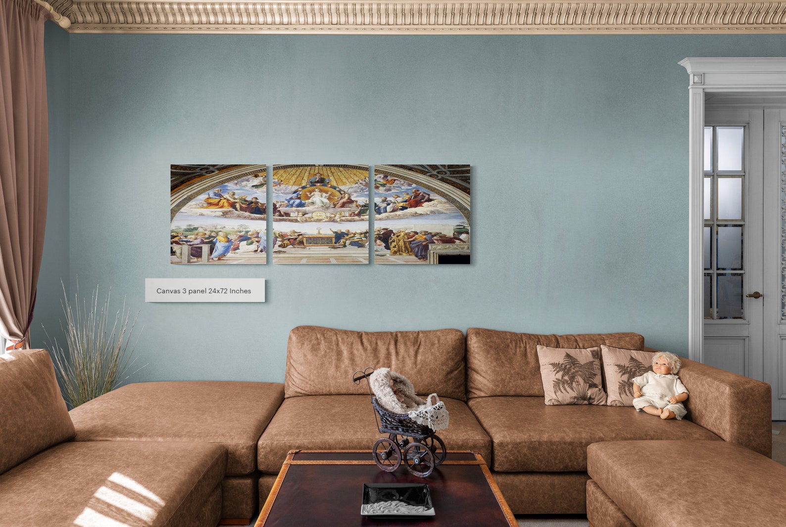 Raphael's Disputation of the Holy Sacrament (ca. 1509–1510) Raphael ...