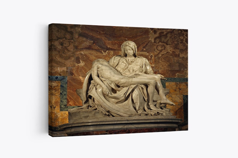 Michelangelo Michelangelo's Pieta Pietà, 149899 St. Peter's Basilica ...