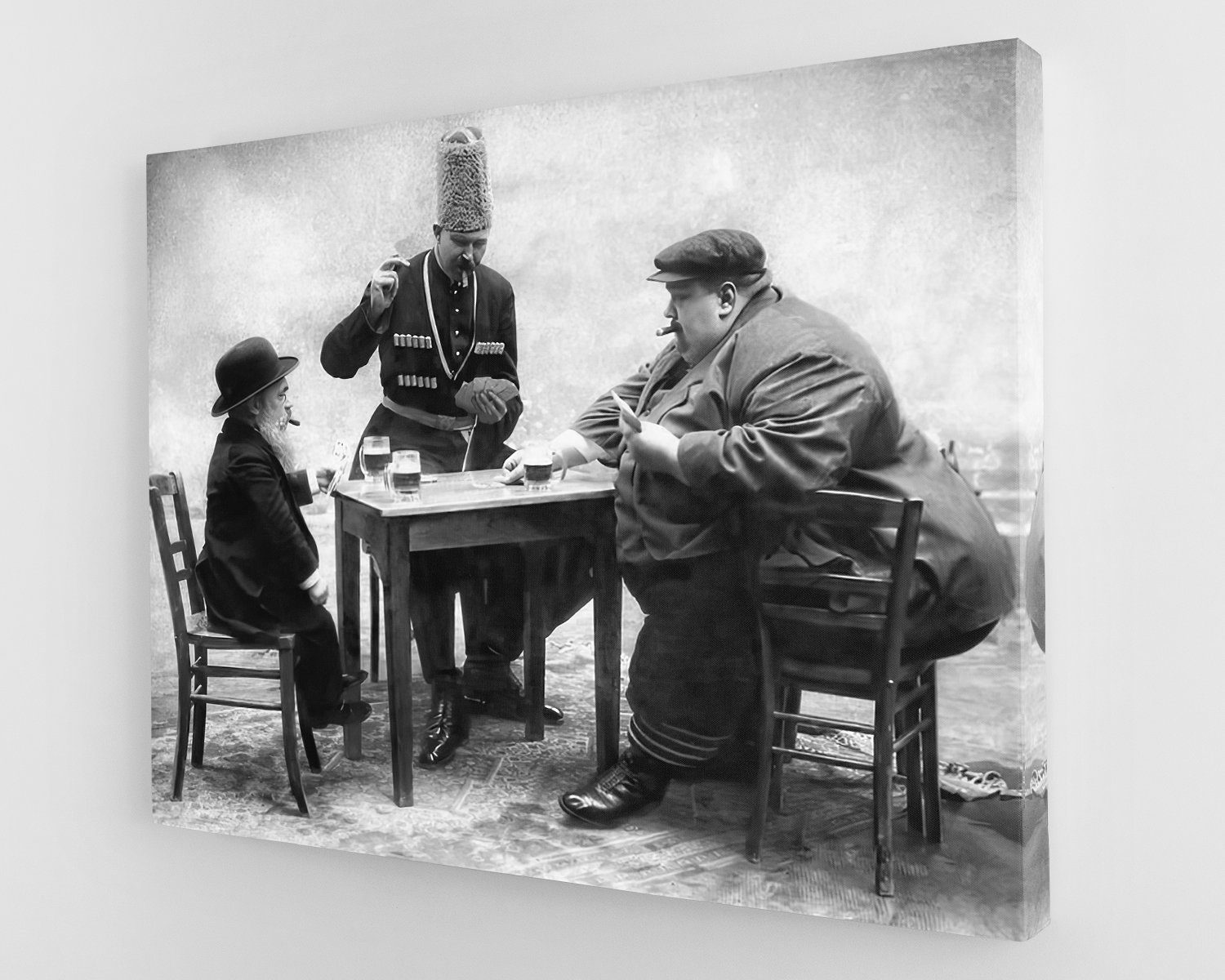 The Shortest Tallest and Fattest Man Playing Cards Circus - Etsy