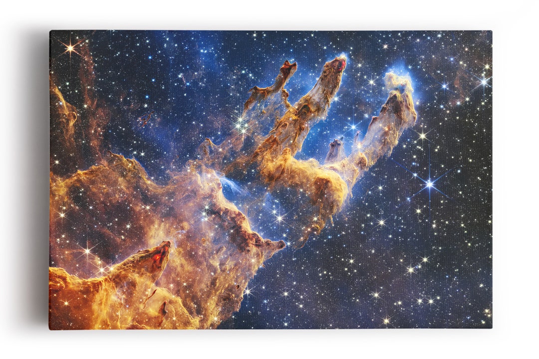NASA Deep Space, the Pillars of Creation, Space Landscape, Space Galaxy ...