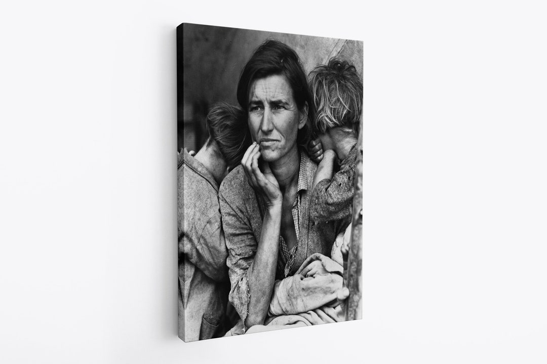 Dorothea Lange's Photograph Migrant Mother (1936) Great Depression ...