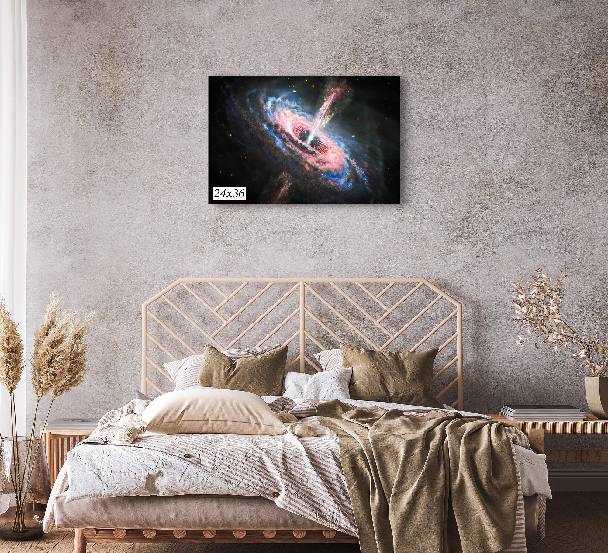 NASA Deep Space Quasar Outflow Space Landscape Space - Etsy