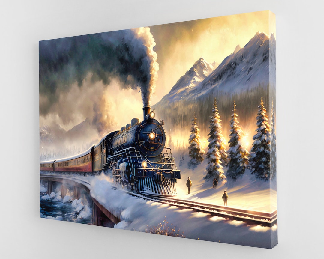 Steam Punk Train Decor Art Mechanism Engineering Artwork Clock Wall Art ...