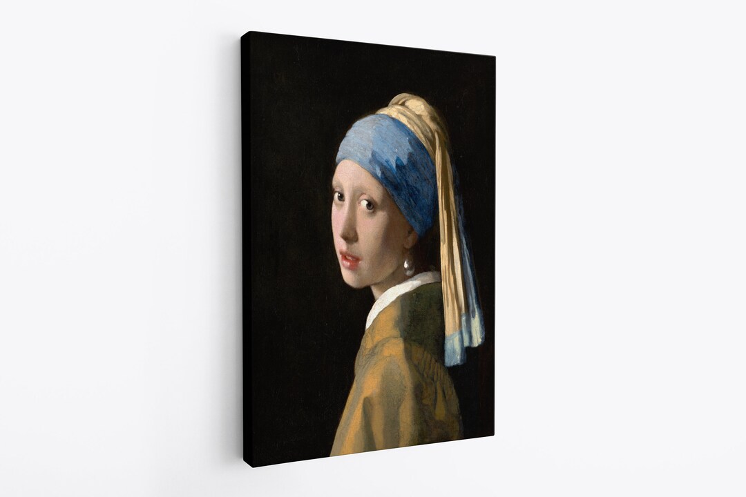 Johannes Vermeer’s Girl With a Pearl Earring (ca. 1665) Renaissance - Etsy