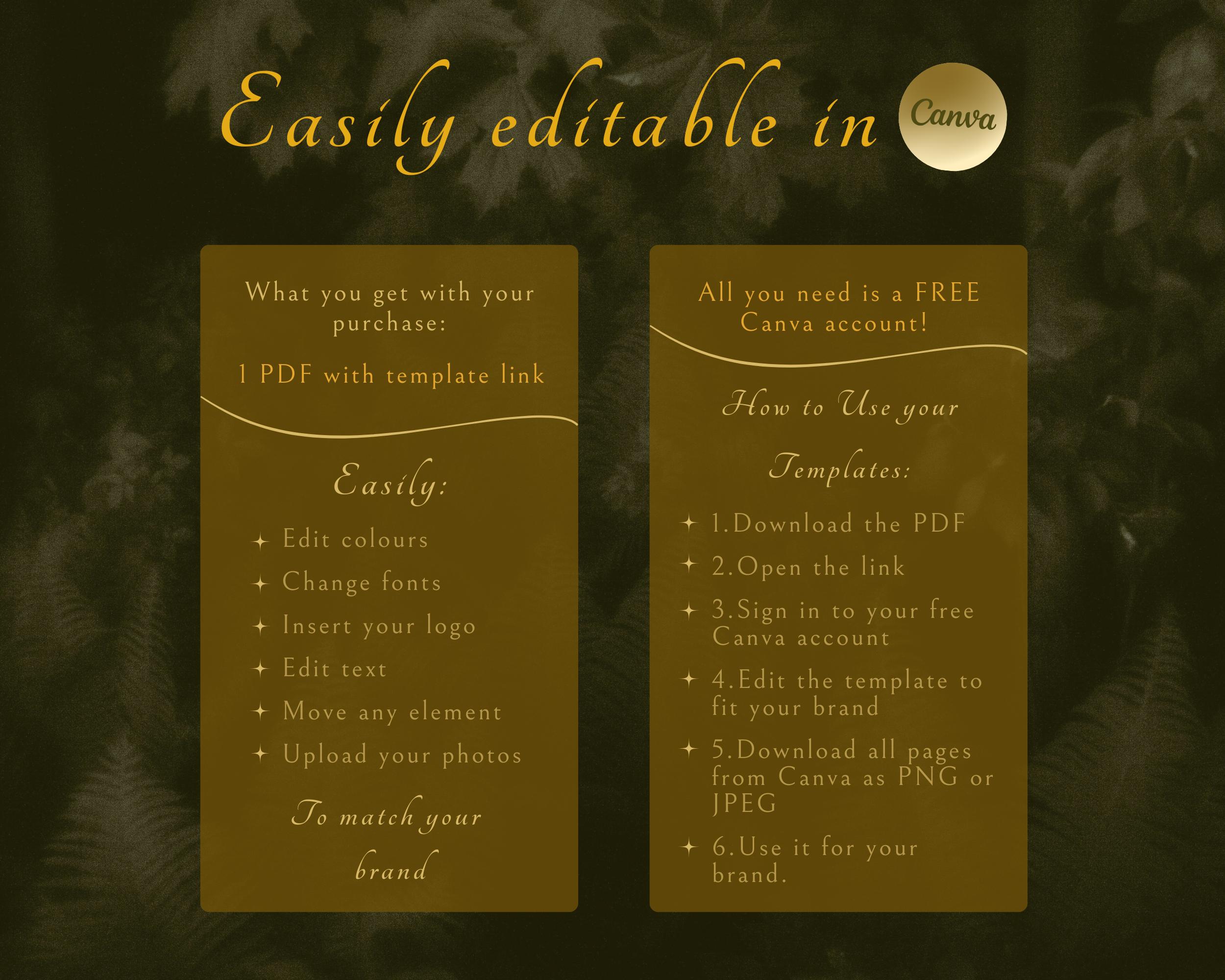 Woodland Fairy Instagram Post Templates | Edit With Canva, Spiritual ...