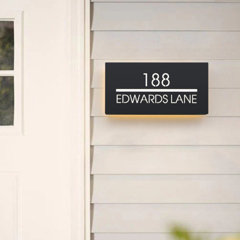Led Address Sign - Etsy