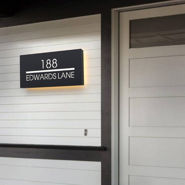 Led House Number - Etsy