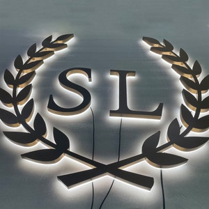 Custom Outdoor Logo, Light Sign 3d Metal Letters,business Led Signage ...