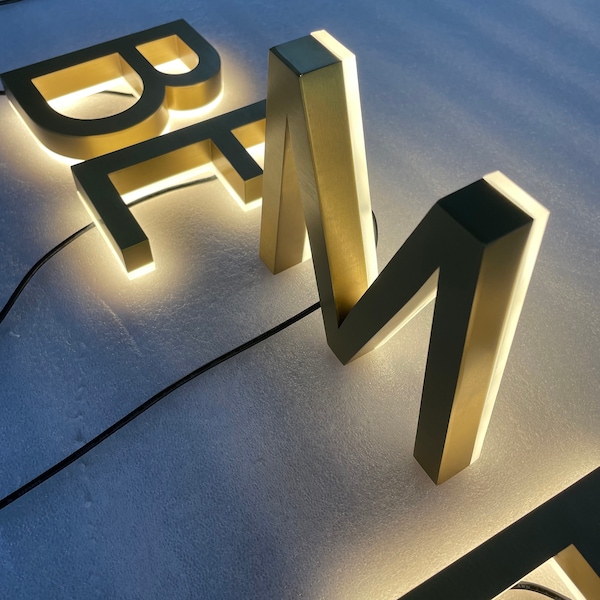 Illuminated Logo Sign - Etsy