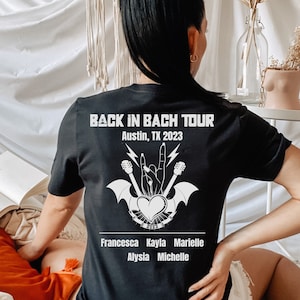 Custom Bach Tour Austin 2023 Concert Bach Tees Front and Back Print - Etsy
