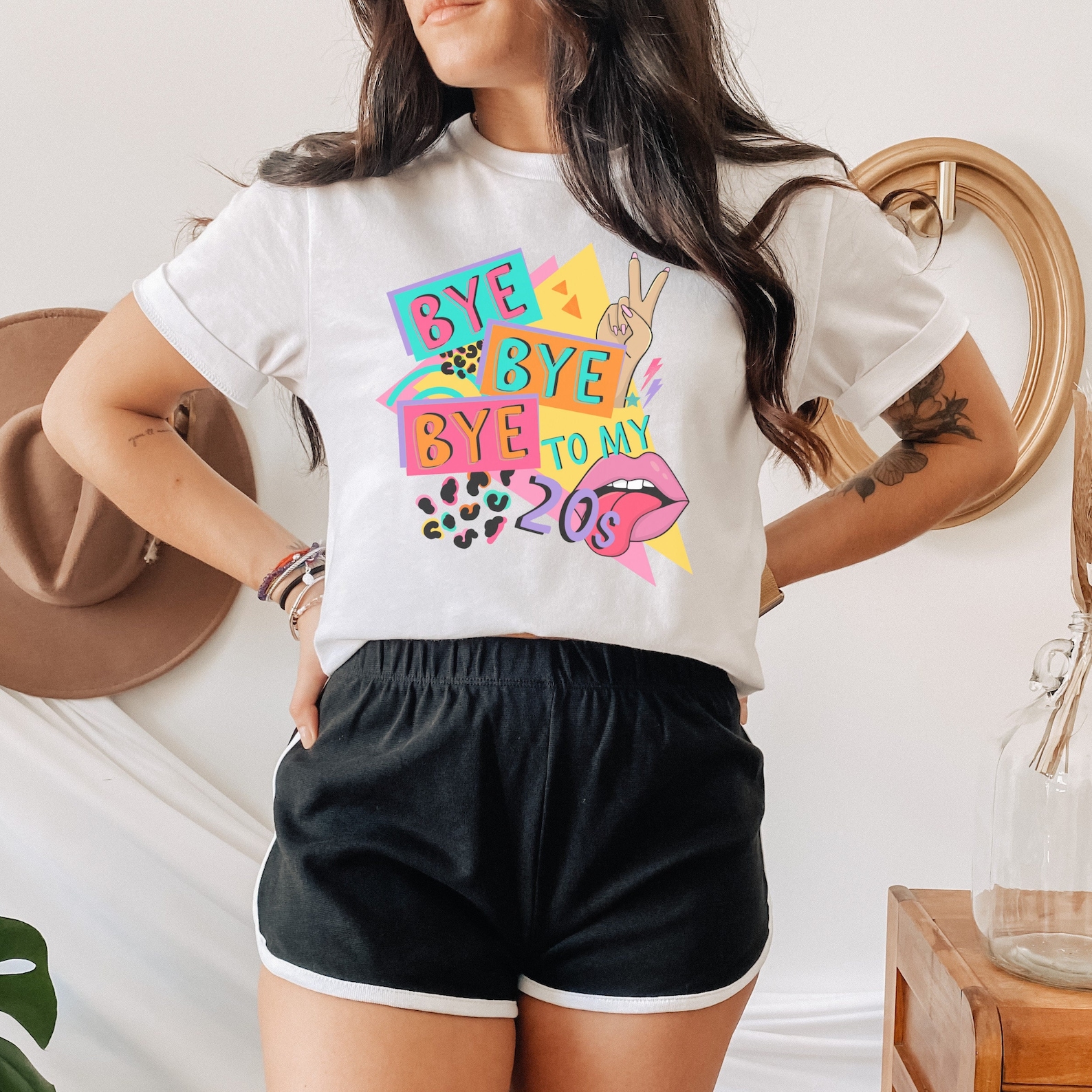90s Graphic Tee: Bye Bye 20s - 30th Birthday Gift - Etsy