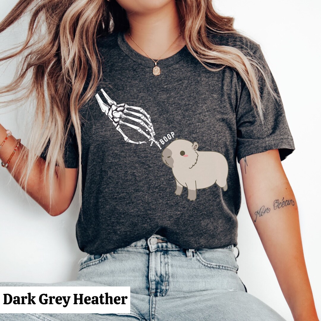 Capybara Shirt, Capy Tshirt, Capybara Cute Chibi Shirt, Cappy Holidays ...