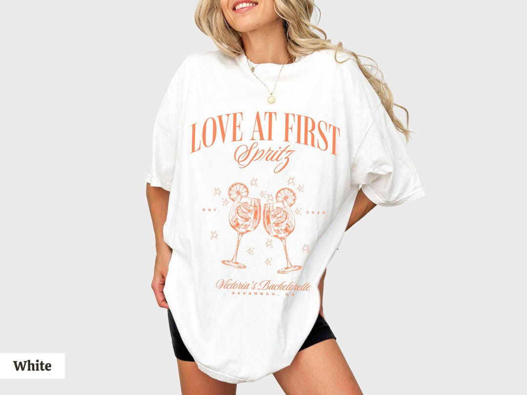 Aperol Spritz Bachelorette Party Shirts: Custom Comfort Colors Tees - Etsy