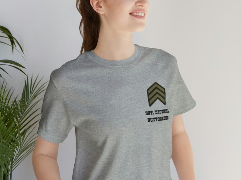 SGT Tactical Buttcheeks T-shirt Military Joke Shirt With - Etsy