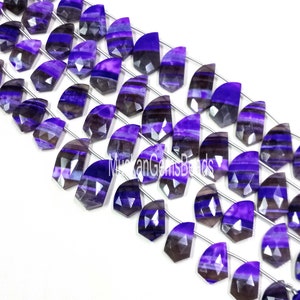 Ink Blue Opal Fancy Keri Shape Beads, 8strand, Blue Boulder Opal ...