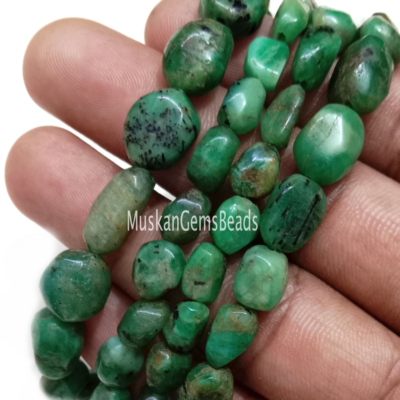 Tumbled Emerald - Etsy