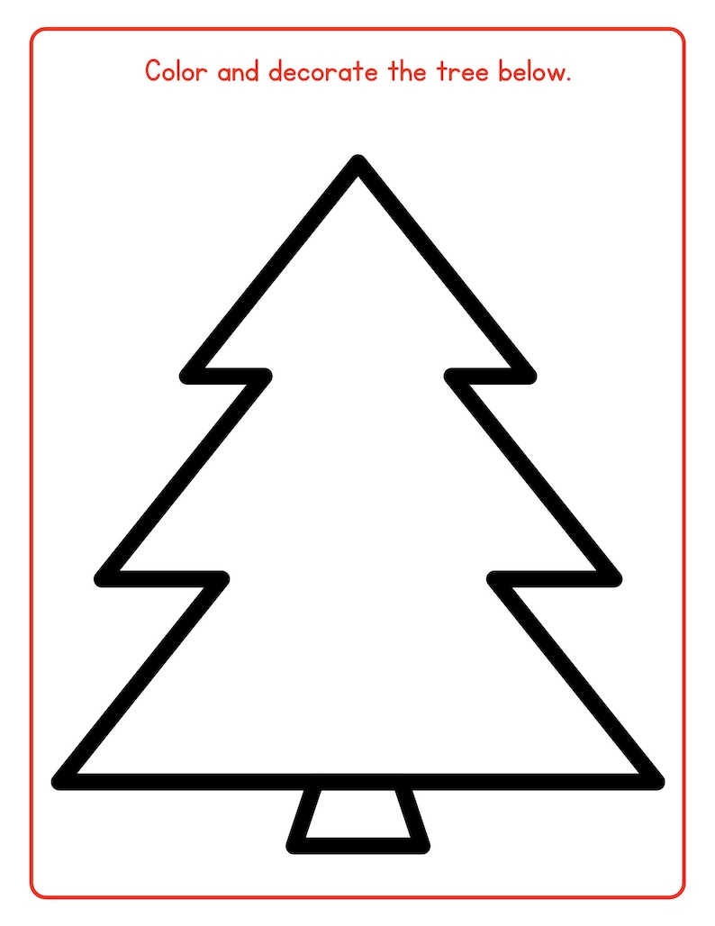 Holiday Printable Preschool Activities - Etsy