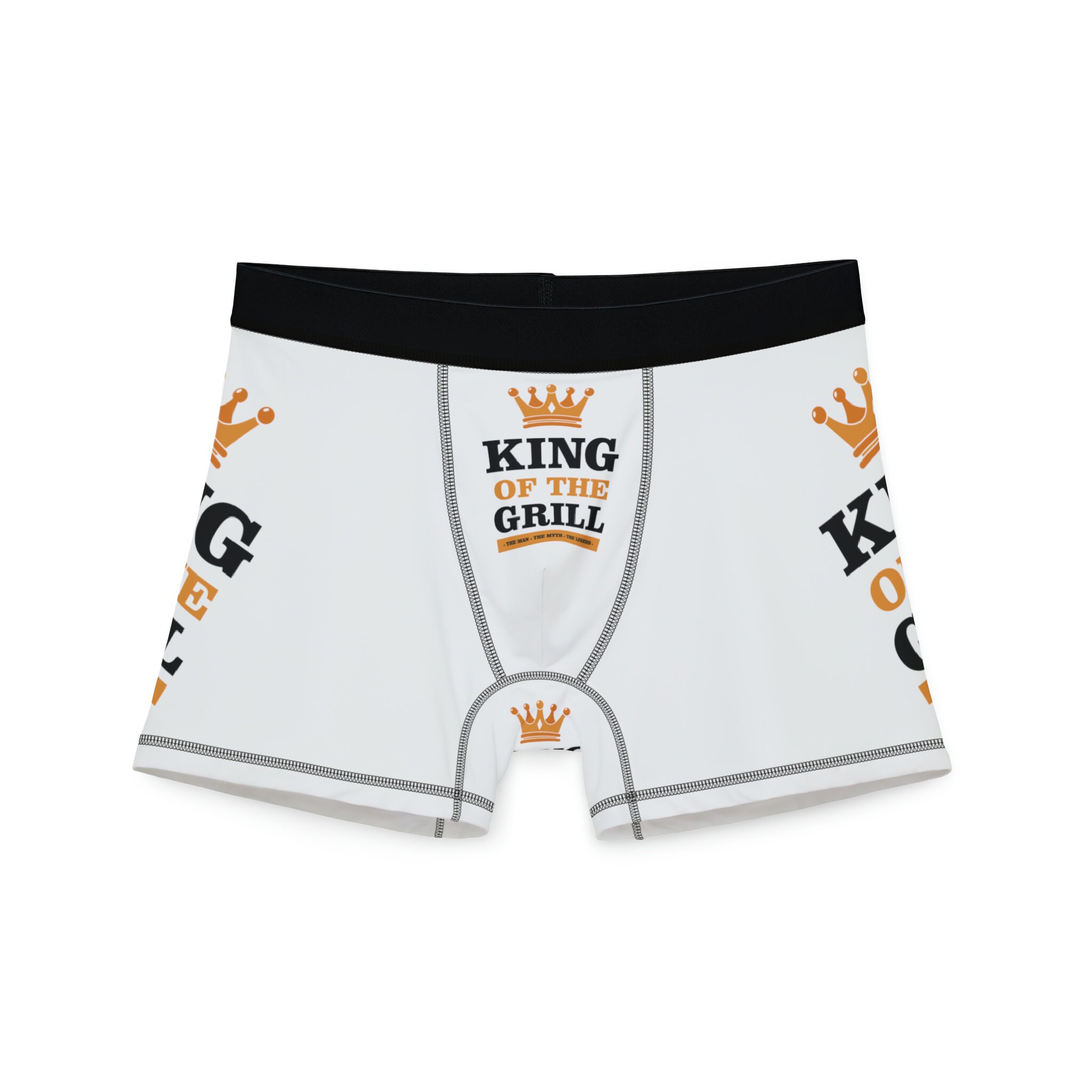Funny Men's Boxers, King of the Grill, Bbq Grilling, Chef, Outdoor ...