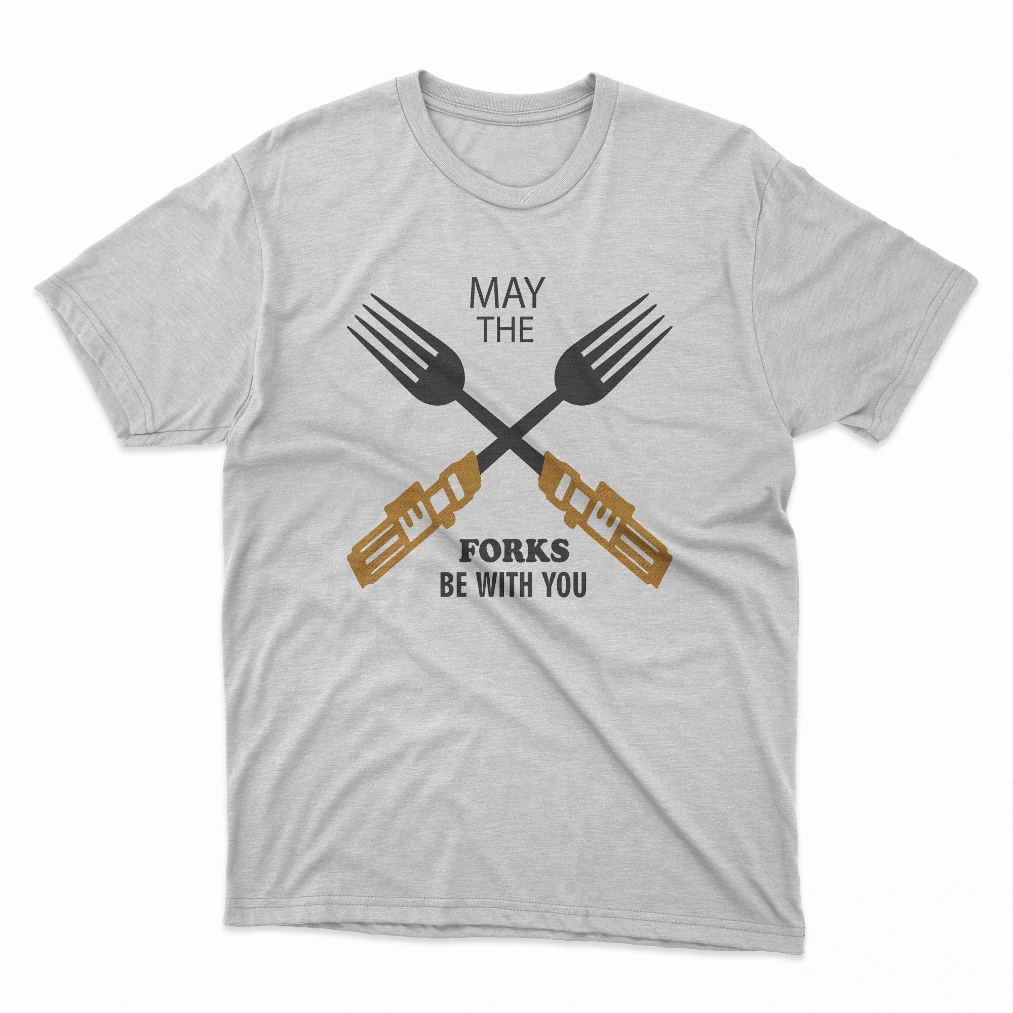 May the Fork Be With You SVG Printable File for T-shirts and Aprons ...