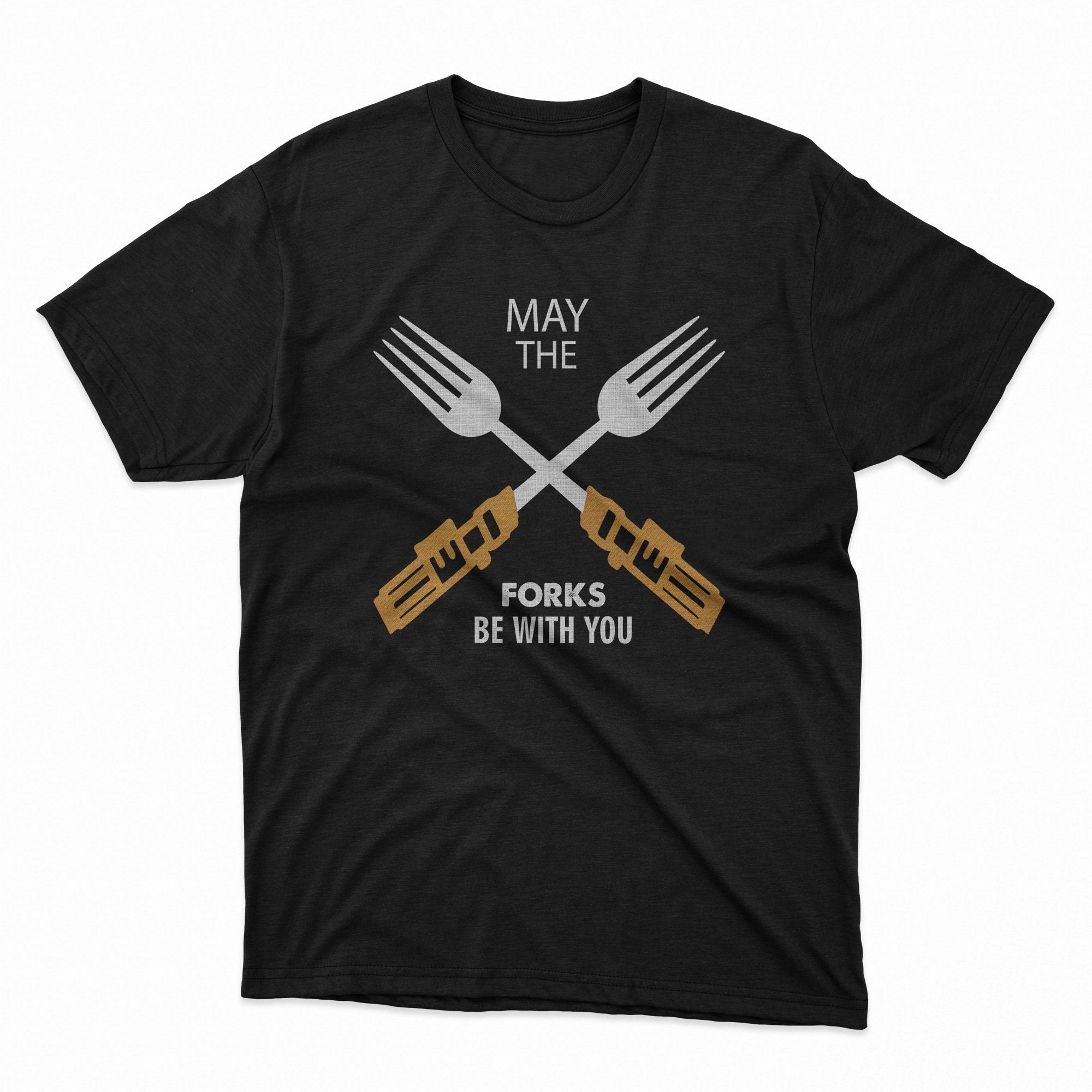 May the Fork Be With You SVG Printable File for T-shirts and Aprons ...