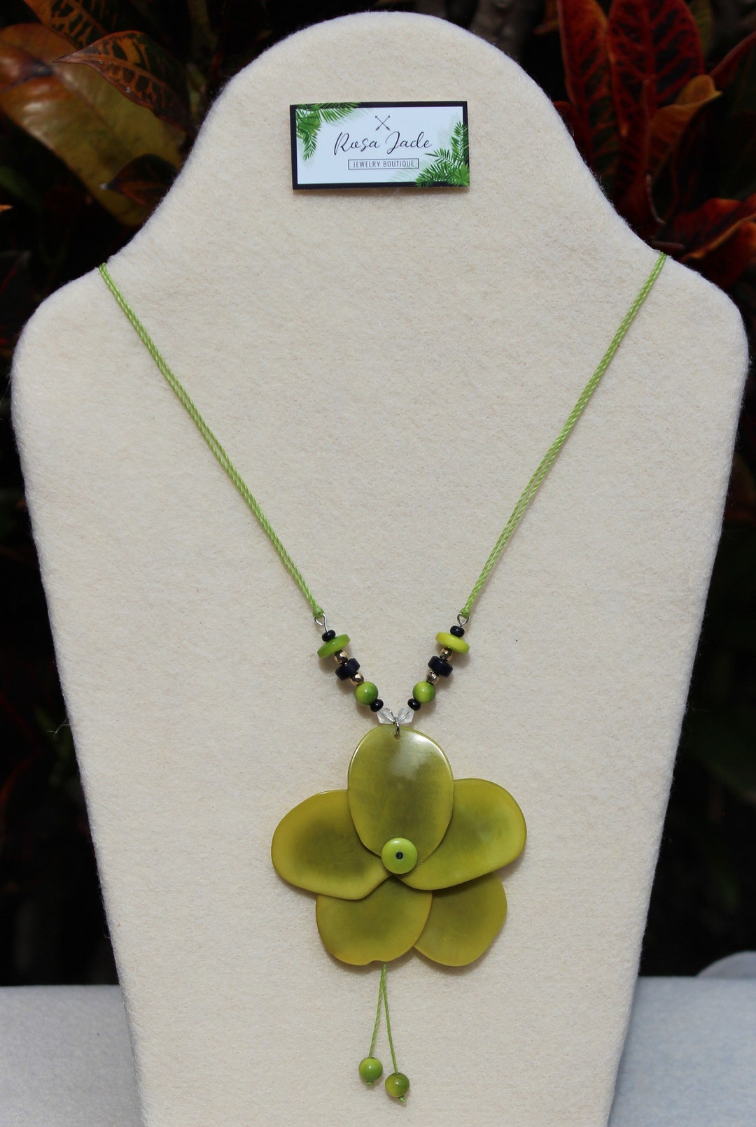 Green Tagua Nut Rose - Etsy