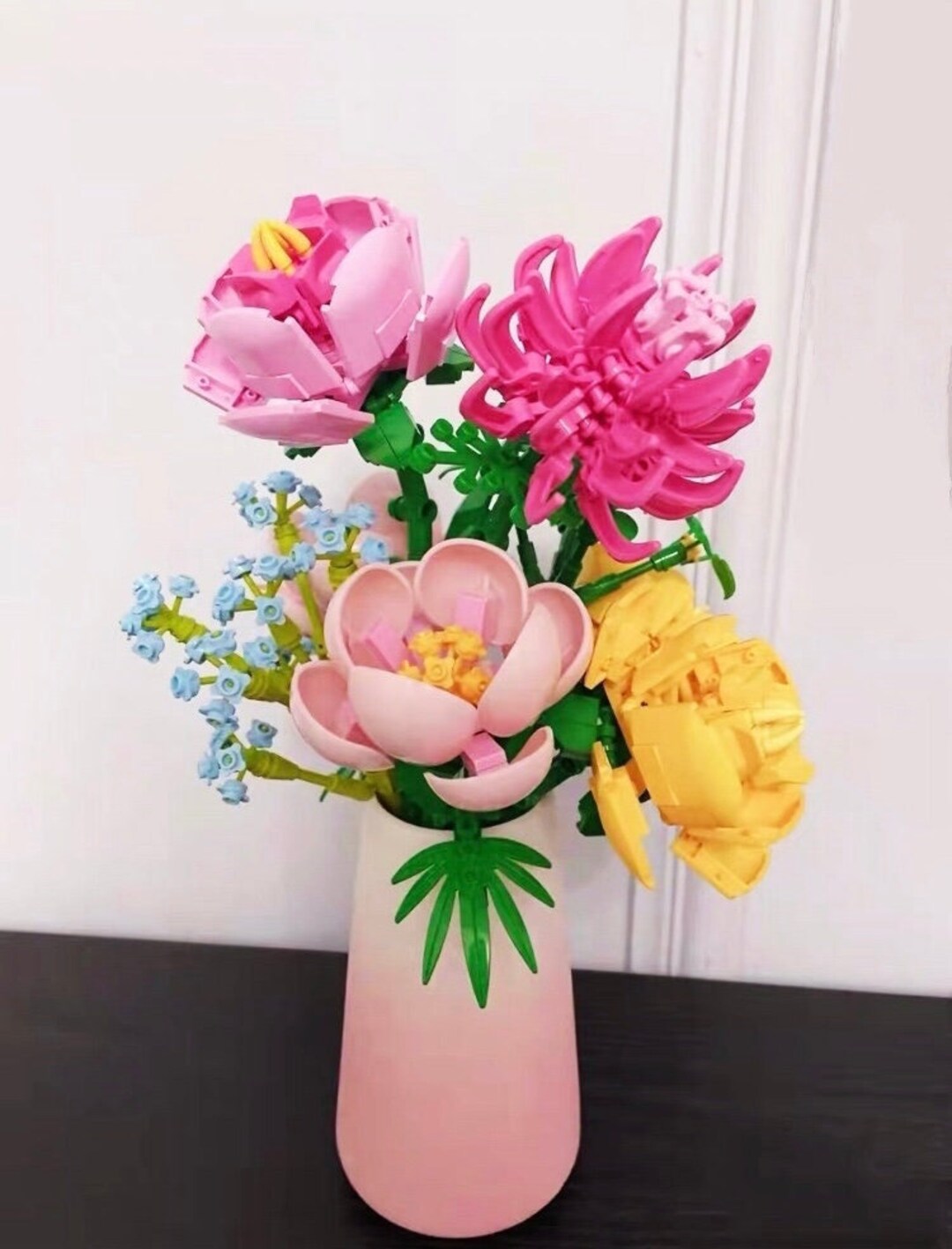 Self MOC Flower Bouquet Set Building Blocks Gift for Her - Etsy