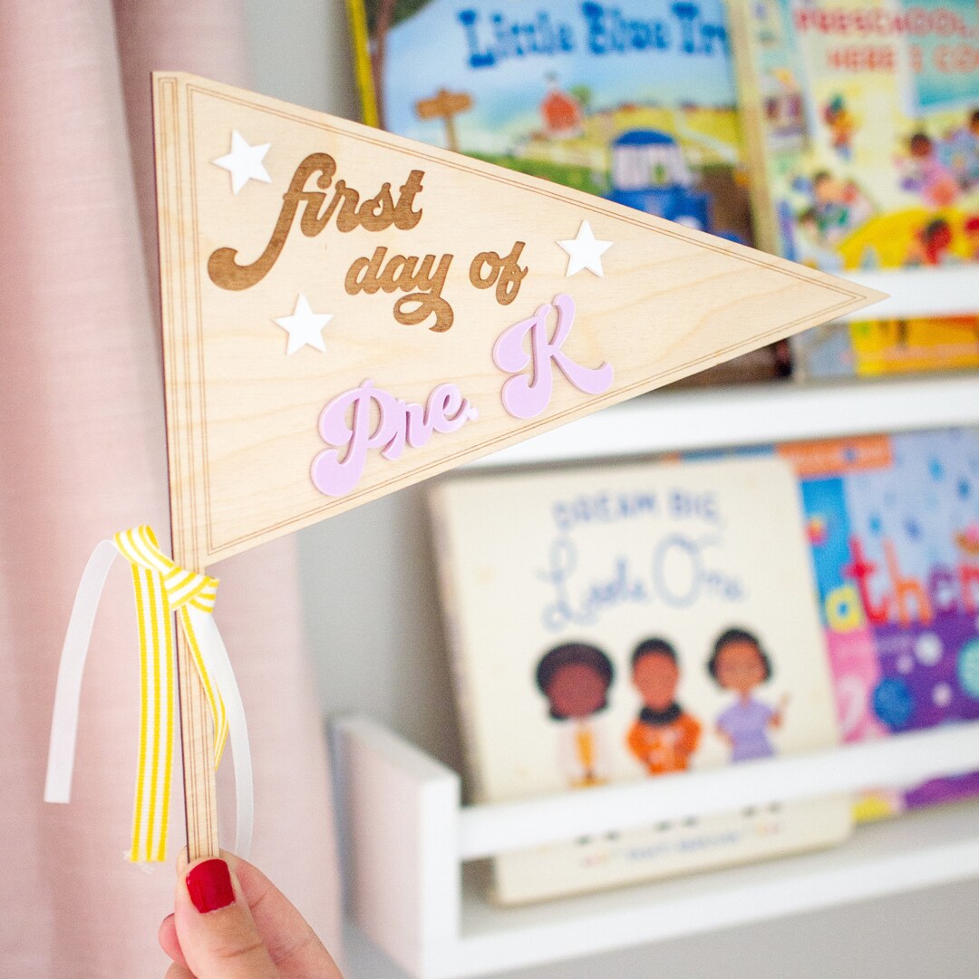 Back to School Pennant Back to School Sign School Ribbon Banner Back to ...