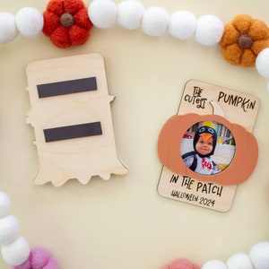 Halloween Photo Frame: 'cutest Pumpkin' Keepsake - Halloween 2025 ...